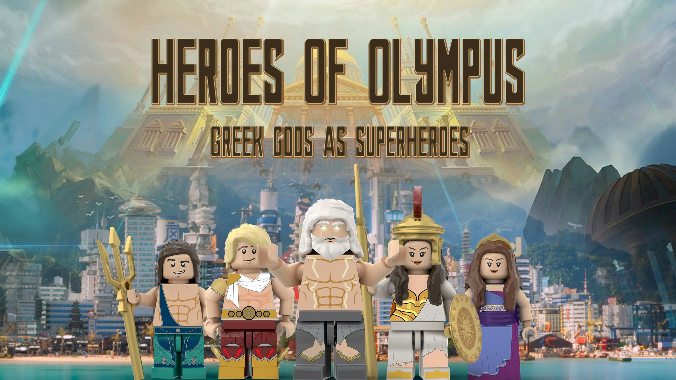 LEGO Heroes Of Olympus (greek gods as superheroes) | LEGO® World Builder